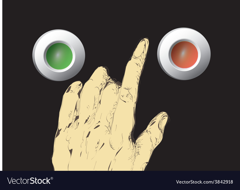 Push buttons Royalty Free Vector Image - VectorStock