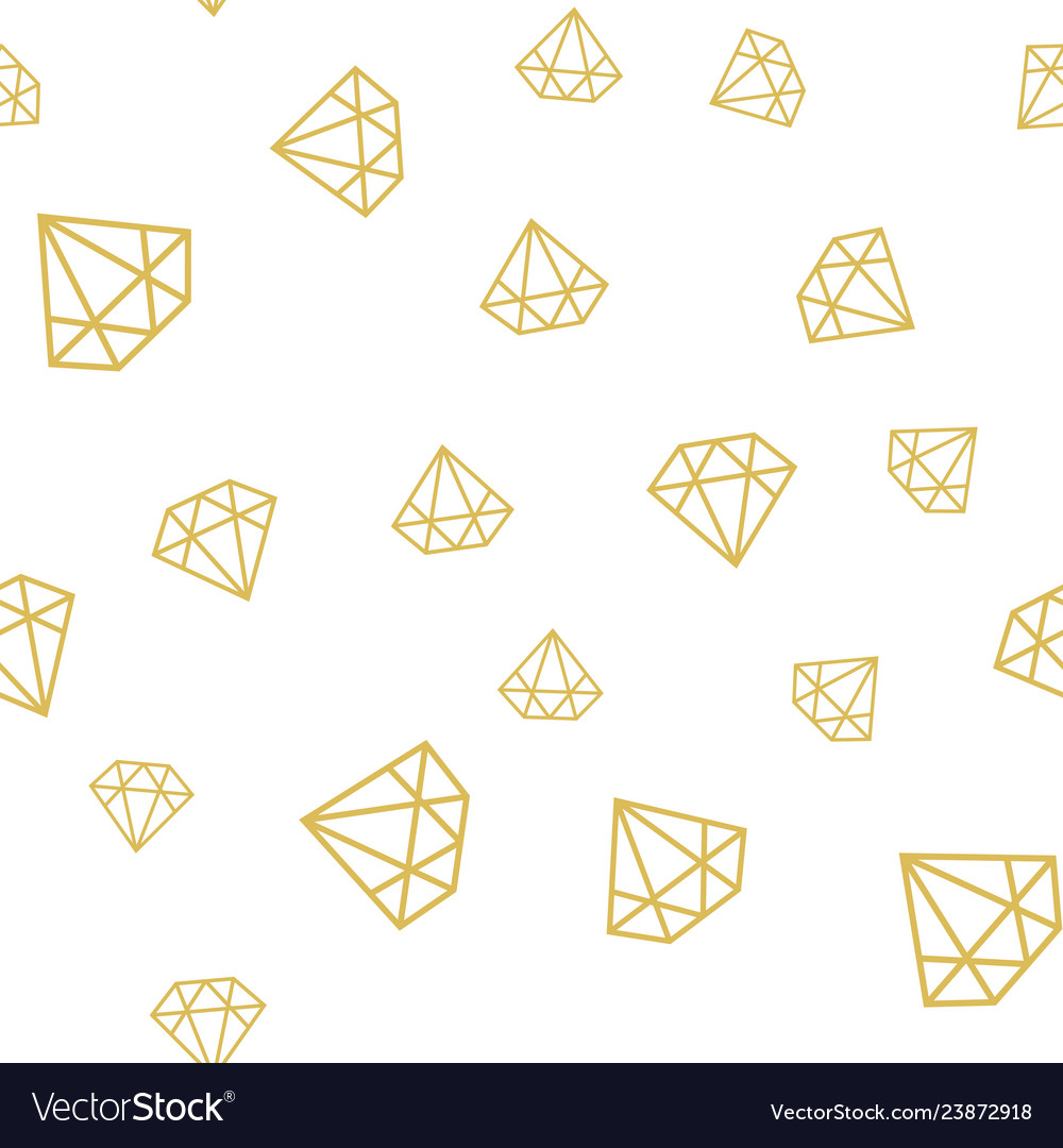 Seamless diamonds pattern Royalty Free Vector Image