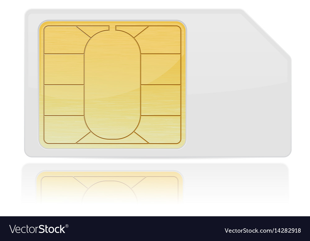 Sim card Royalty Free Vector Image - VectorStock