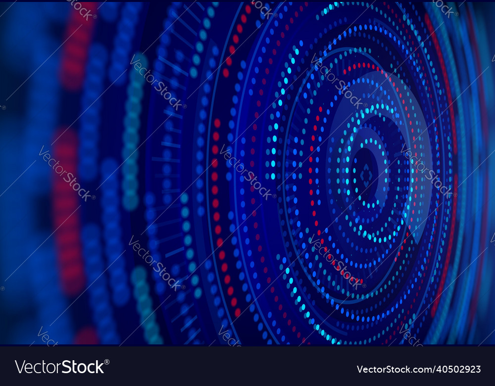 Big data information screen background analysis Vector Image