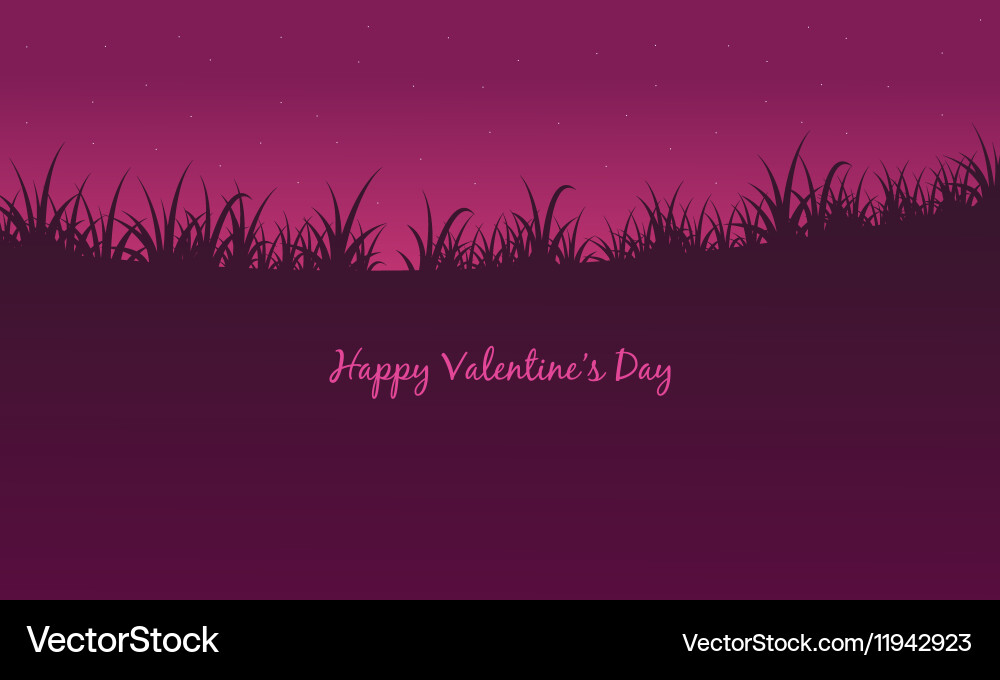 Collection landscape valentine day Royalty Free Vector Image