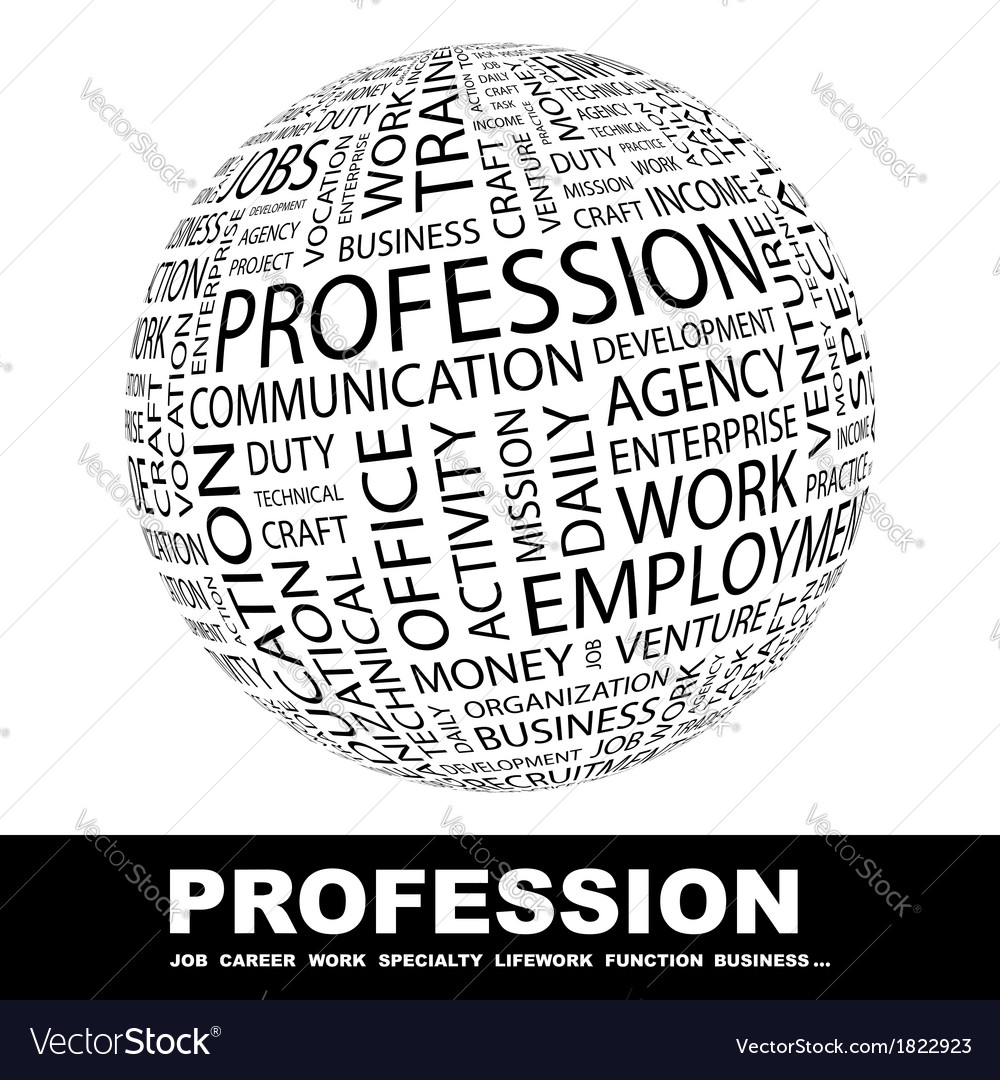 Profession Royalty Free Vector Image - VectorStock