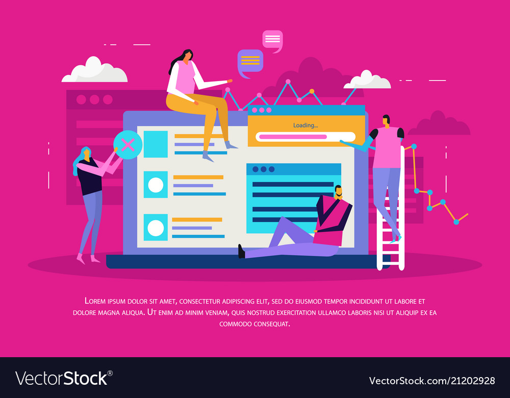 Application design background concept Royalty Free Vector