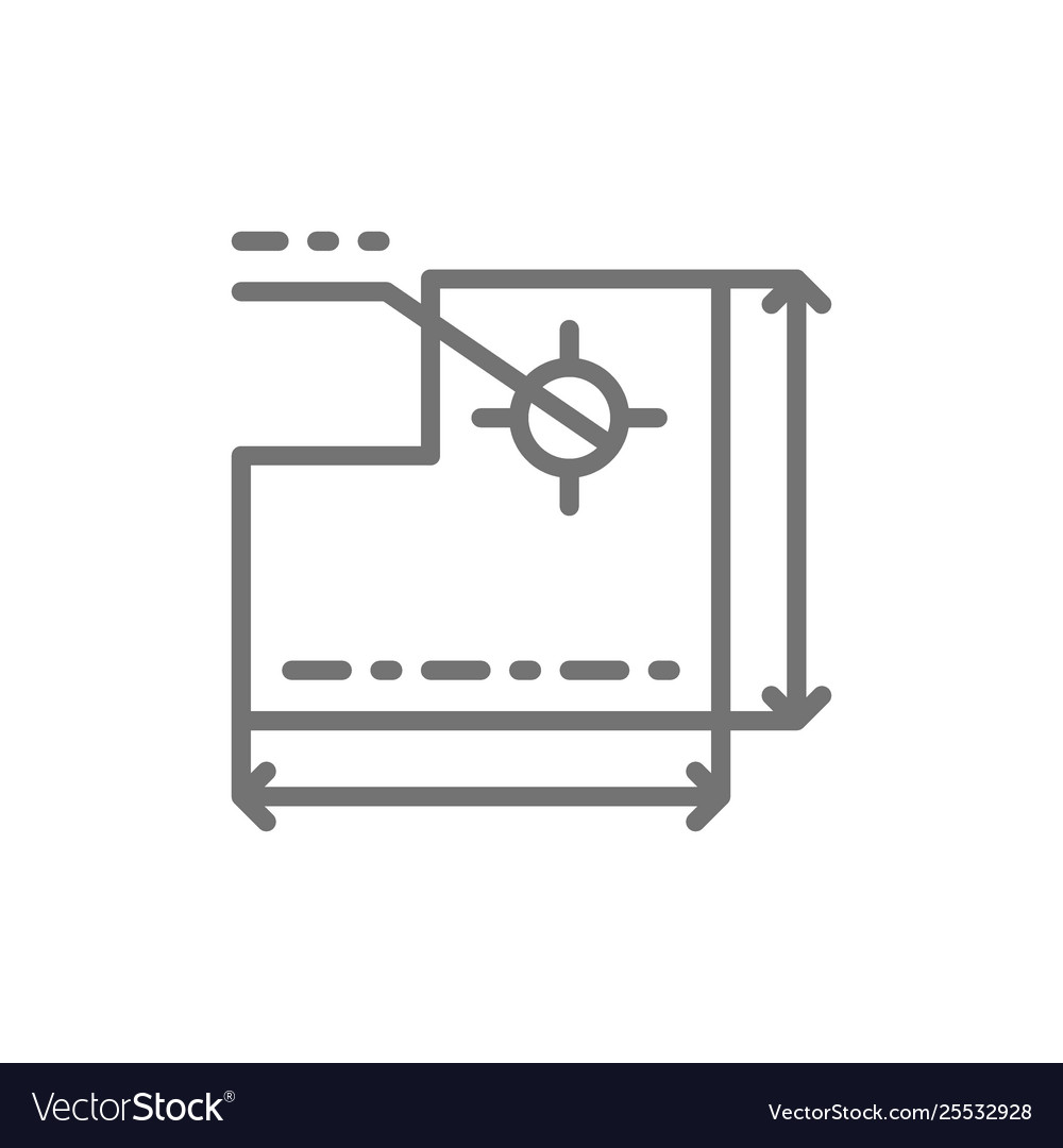 Drawing technical device development a Royalty Free Vector