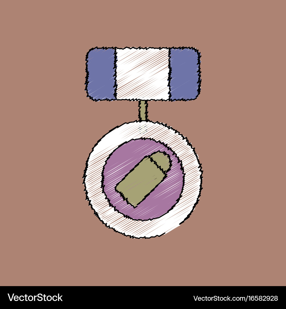 Flat shading style icon rifle magazine Royalty Free Vector