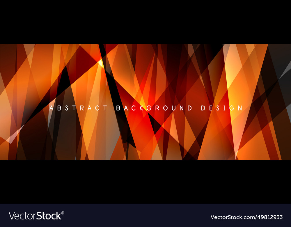 Breaking Glass Background Kaleidoscope Effect Vector Image