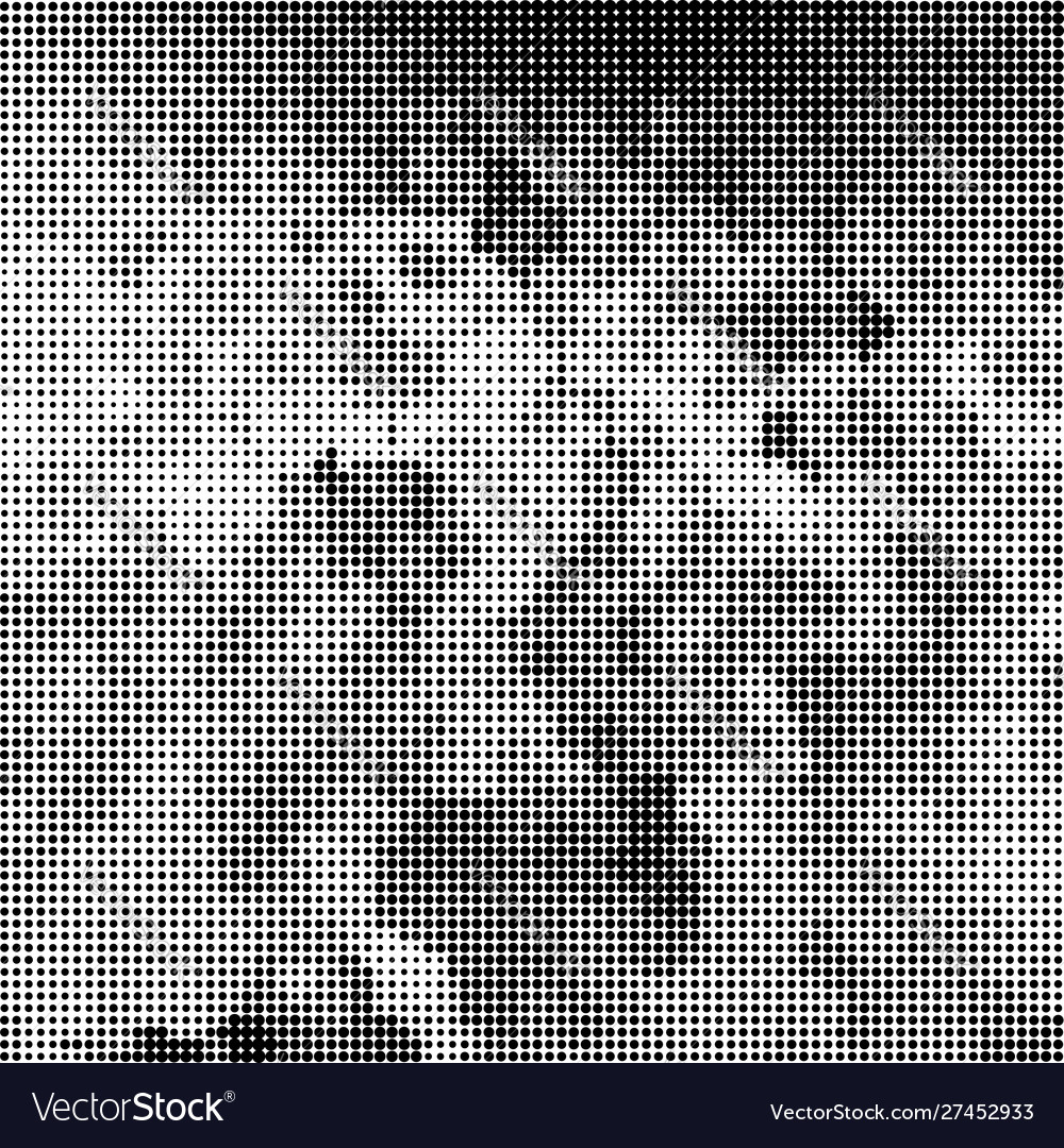 Halftone pattern set dots dotted texture Vector Image