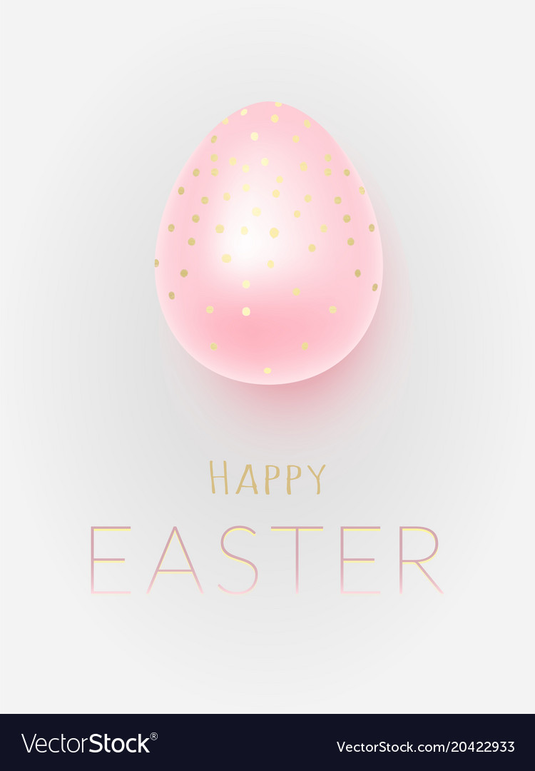 Pink happy easter Royalty Free Vector Image - VectorStock