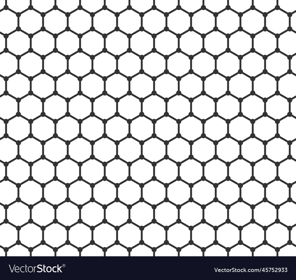 Seamless pattern with graphene structure Vector Image