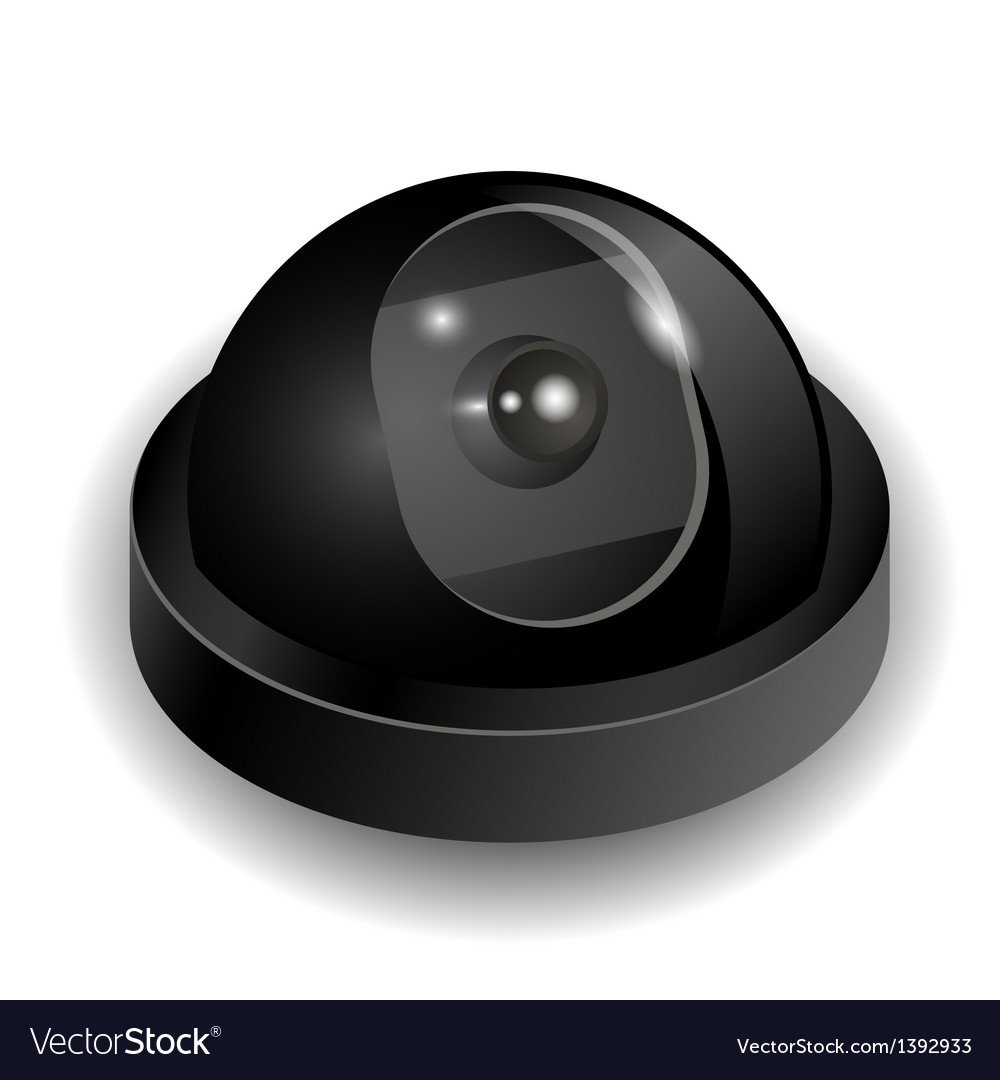 Security camera icon Royalty Free Vector Image