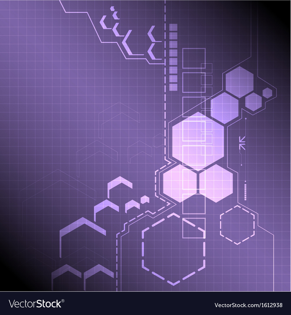 Abstract technology background design Royalty Free Vector