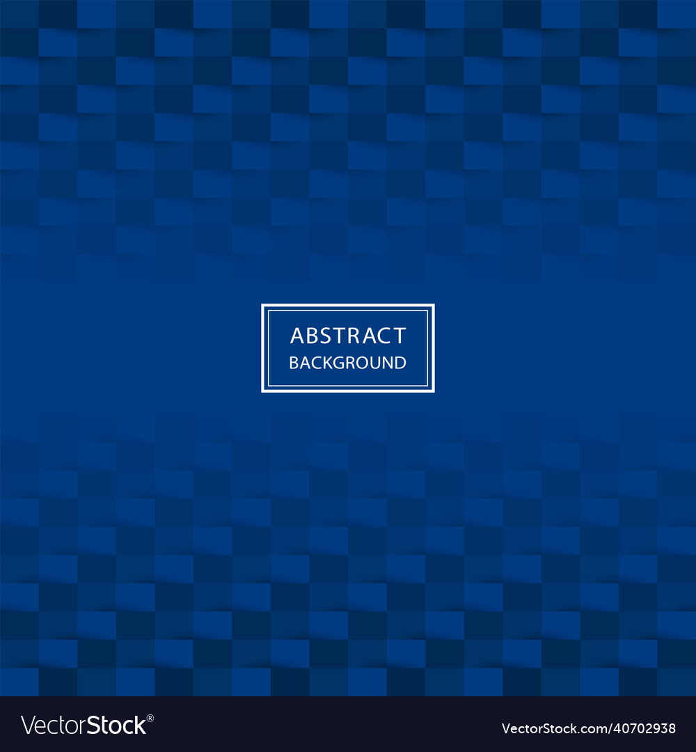 Blue geometric pattern background Royalty Free Vector Image