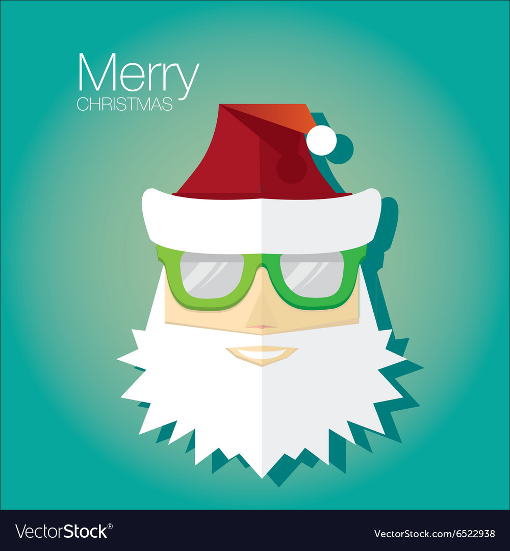 Christmas hipster greeting card Royalty Free Vector Image