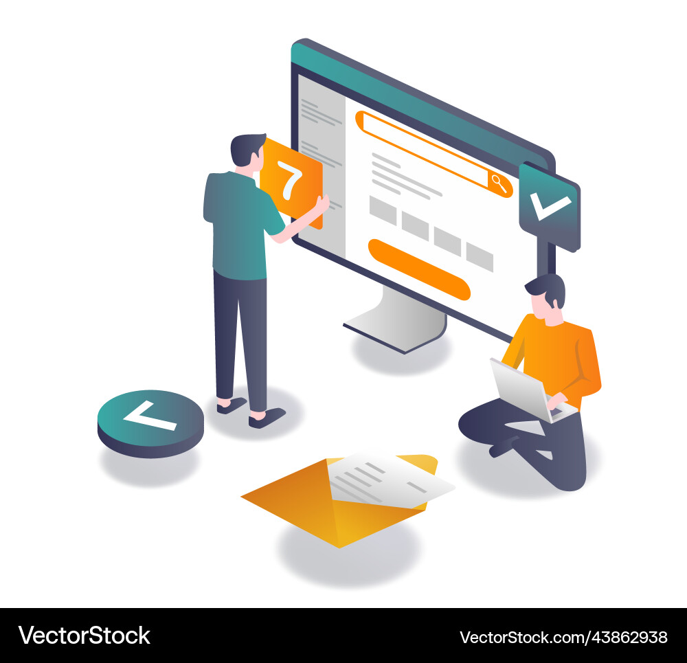 Enter the email data verification code Royalty Free Vector