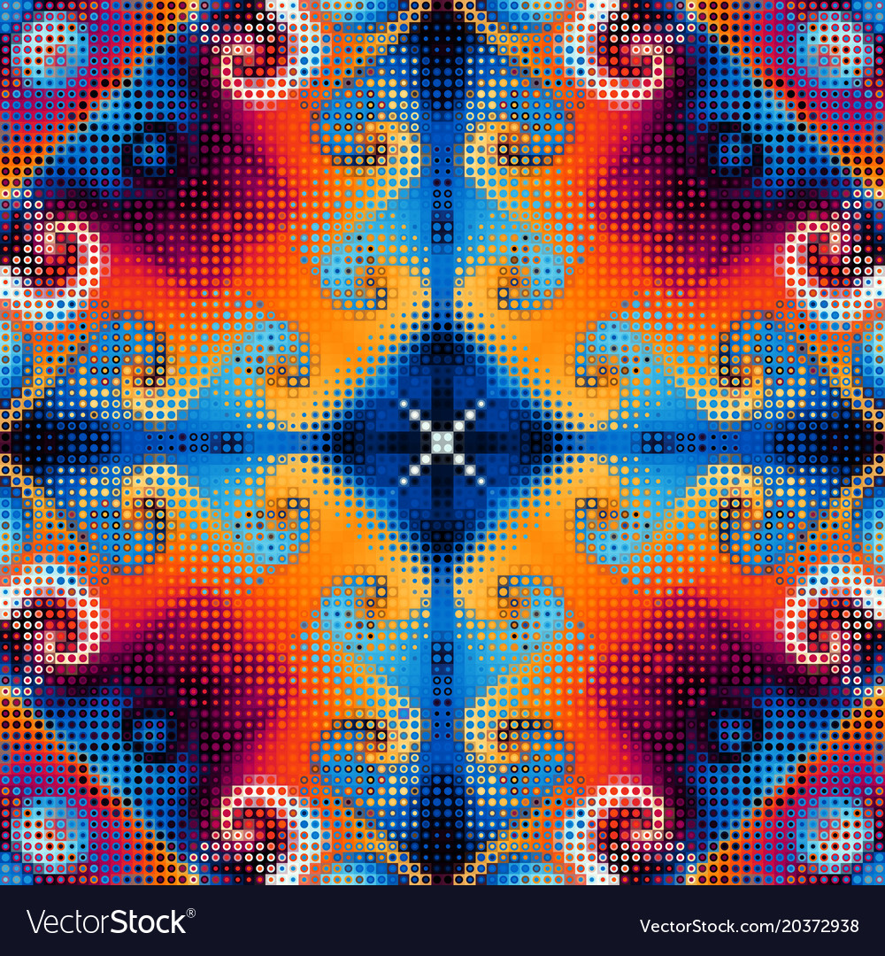 Geometric abstract pattern Royalty Free Vector Image