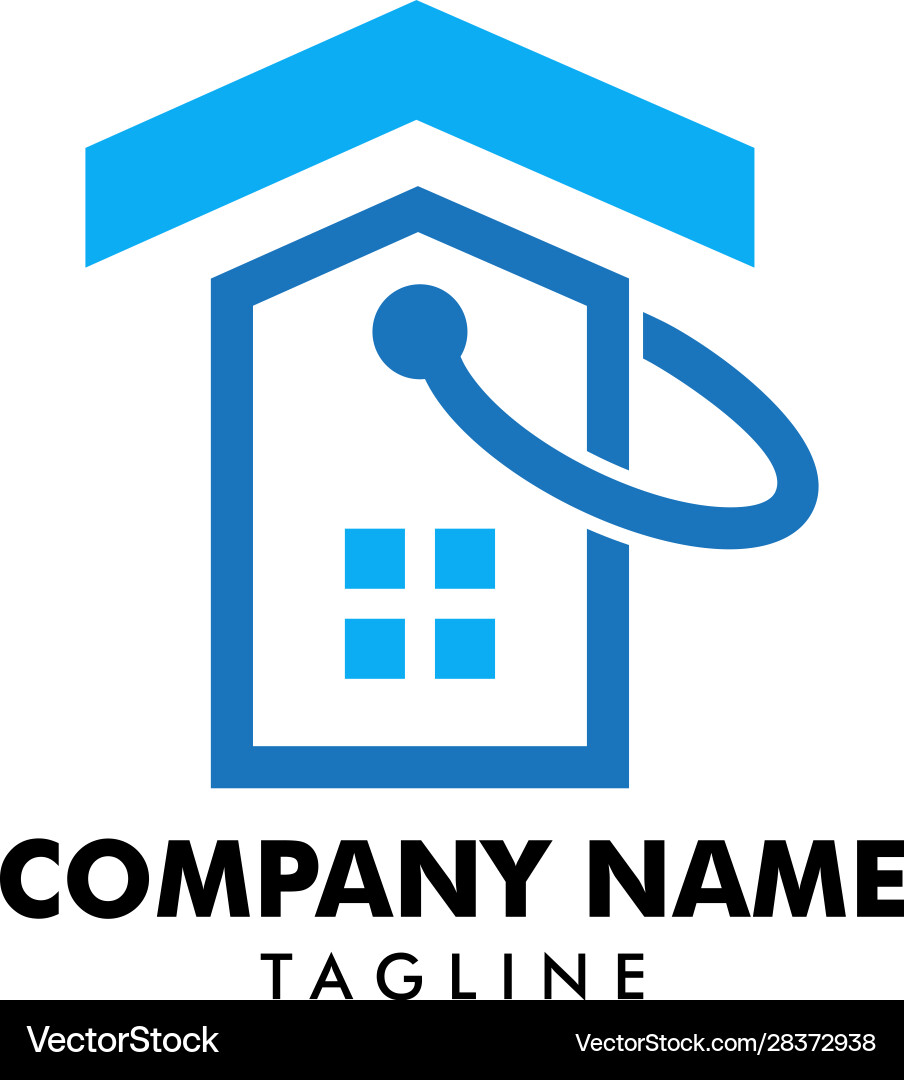 Home sale logo template design Royalty Free Vector Image