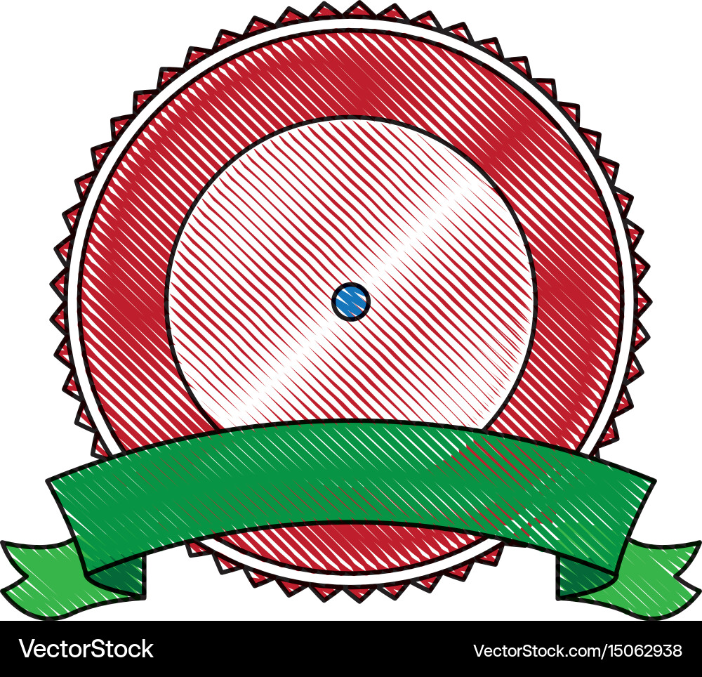 Label badge modern style abstract emblem blank Vector Image