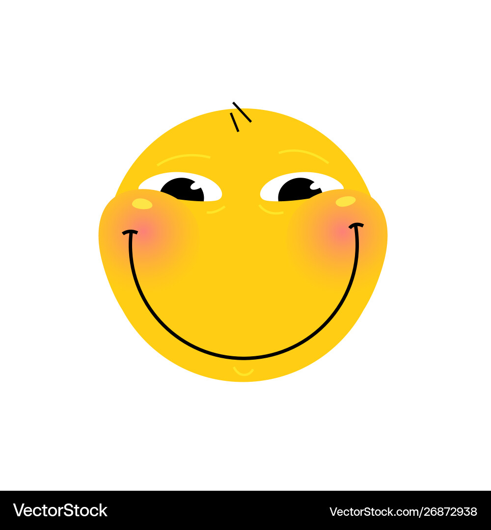 Smiley smile emotional for expressions Royalty Free Vector