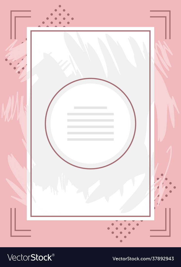 Editable post template Royalty Free Vector Image