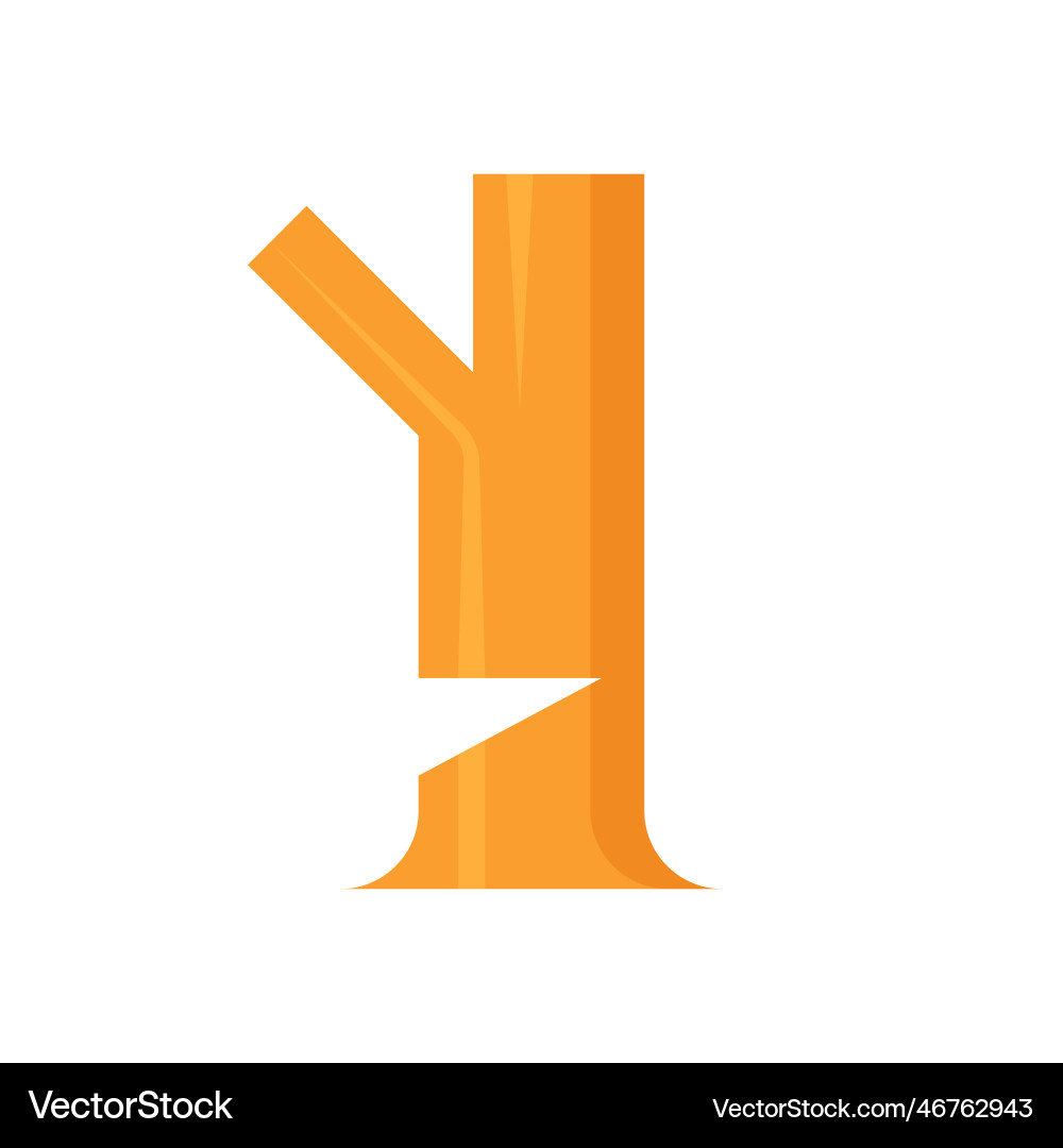 Nature wood or tree in forest icon design Vector Image
