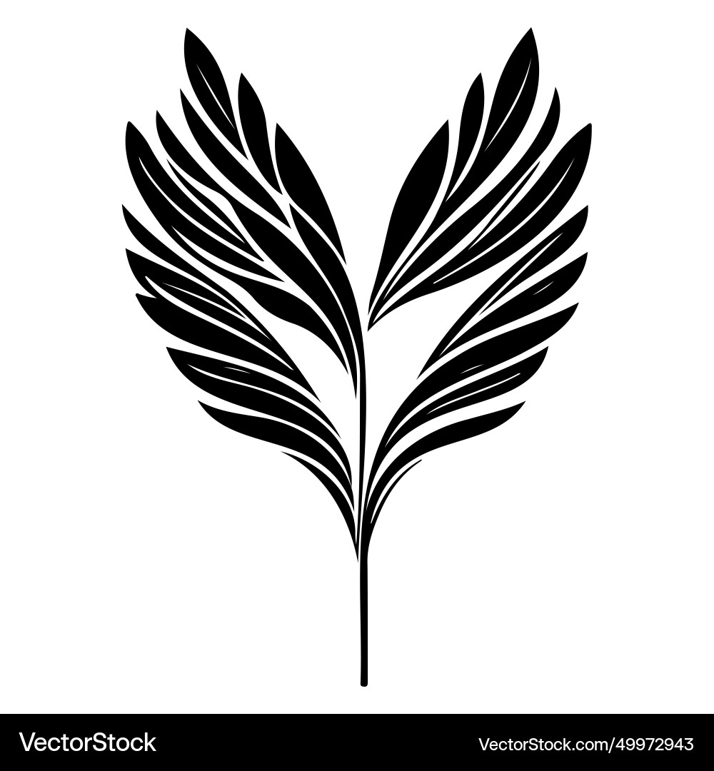 Wing fly heart valentine sketch hand draw Vector Image