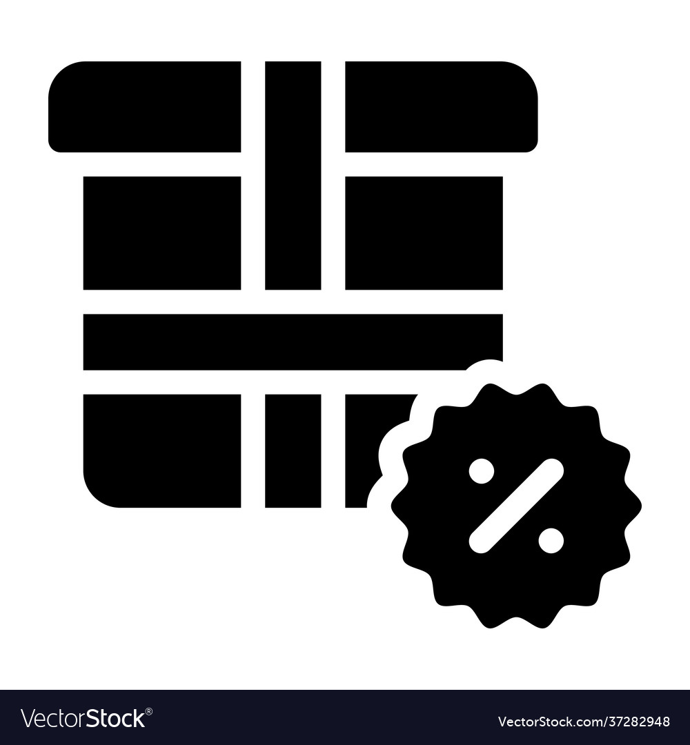 Gift discount Royalty Free Vector Image - VectorStock