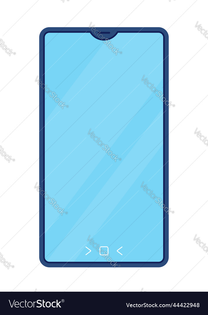 Modern smartphone - flat design style Royalty Free Vector