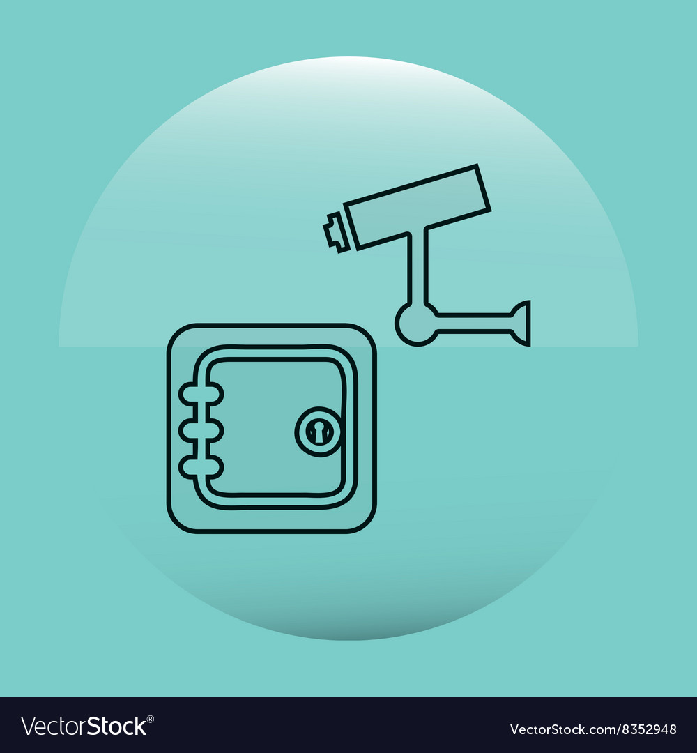 Security system design Royalty Free Vector Image