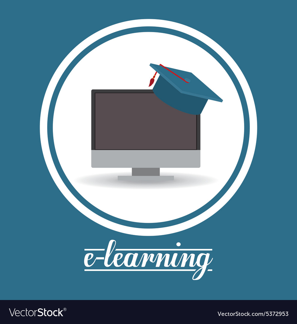 E-learning design Royalty Free Vector Image - VectorStock