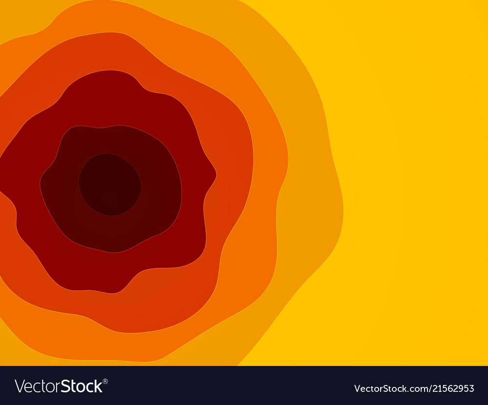 Red orange yellow waves pattern Royalty Free Vector Image
