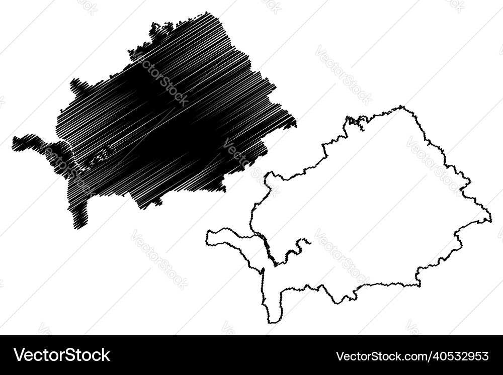 Thane district maharashtra state konkan division Vector Image