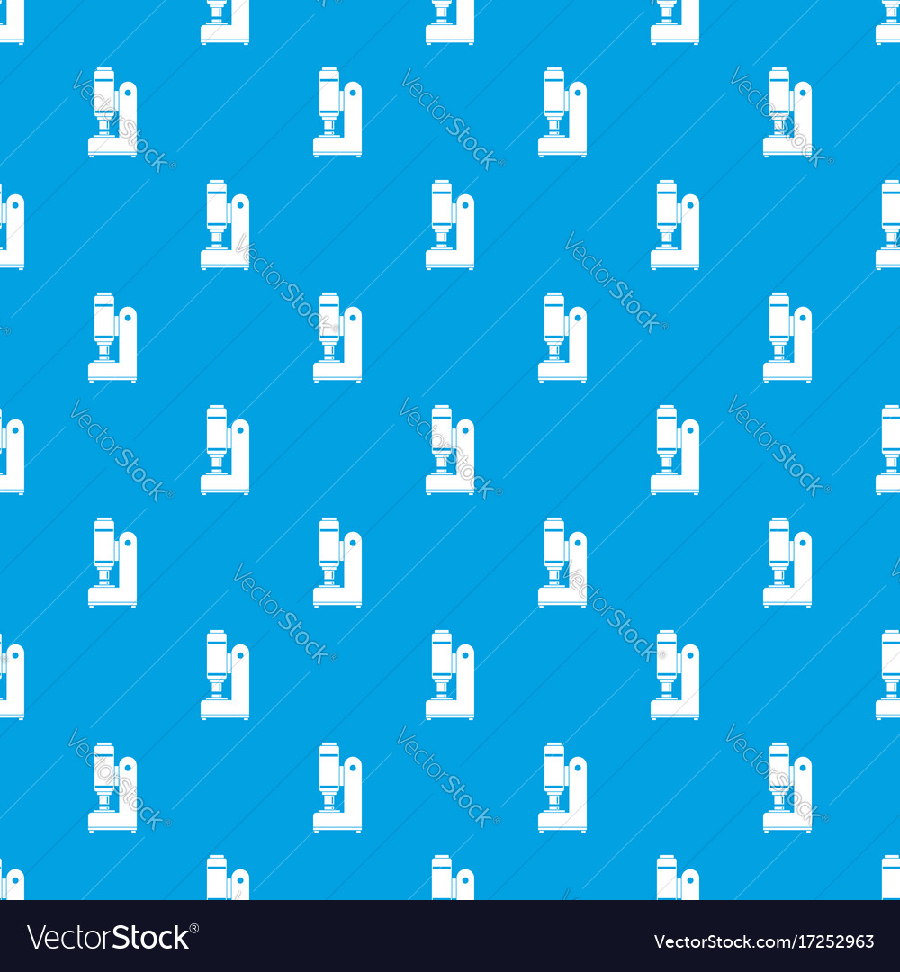 Blacksmith automatic hammer pattern seamless blue Vector Image