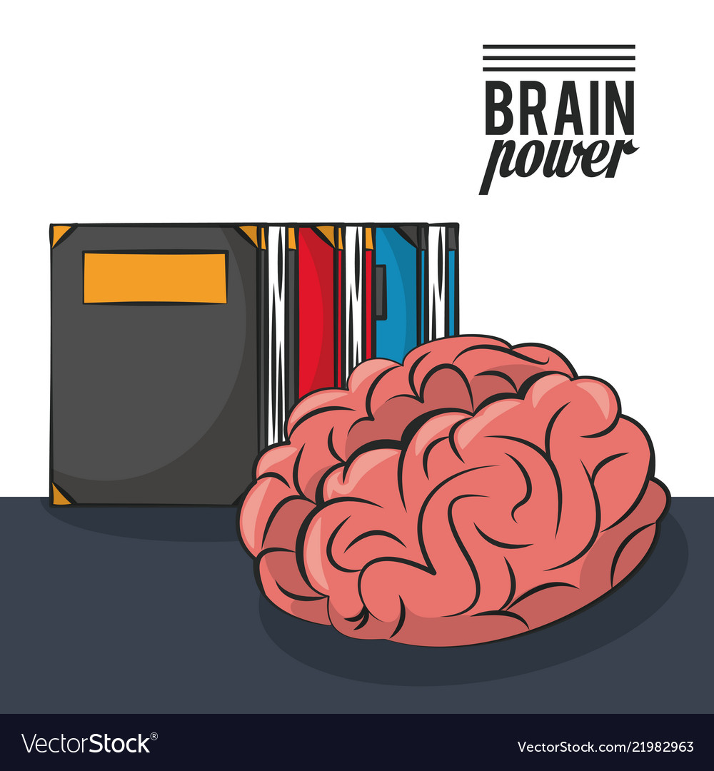 Brain power concept Royalty Free Vector Image - VectorStock