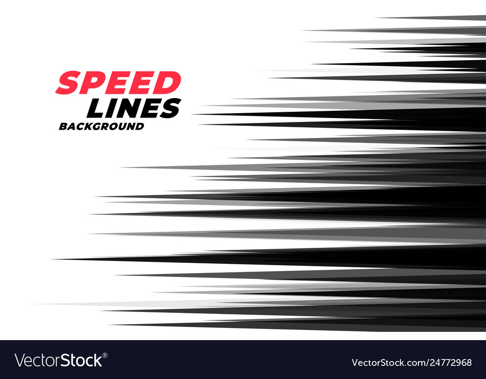 Comic linear speed lines background Royalty Free Vector