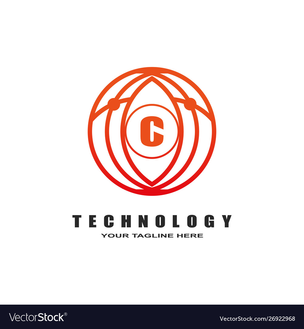 Future technology logos Royalty Free Vector Image
