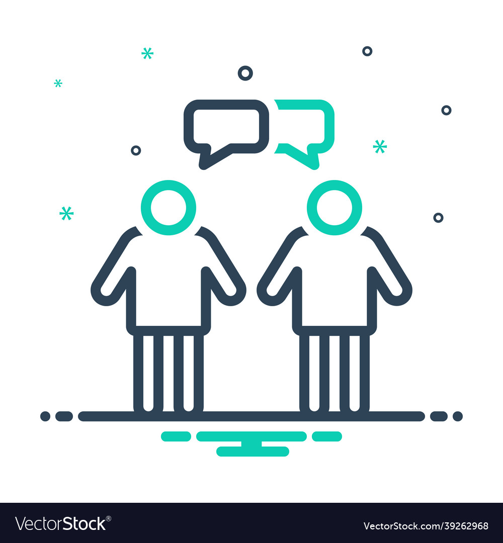 Interaction Royalty Free Vector Image - VectorStock