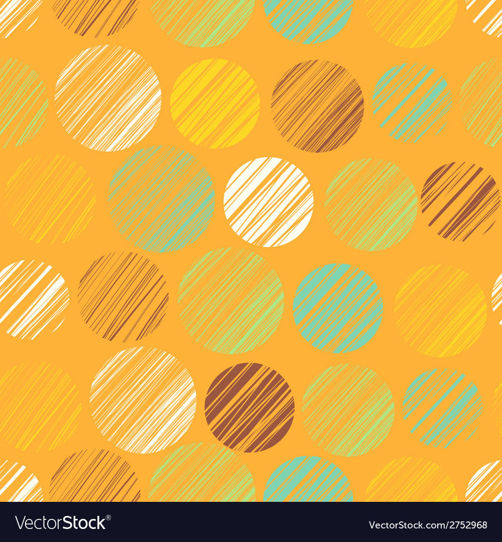 Seamless pattern with circle elements Royalty Free Vector