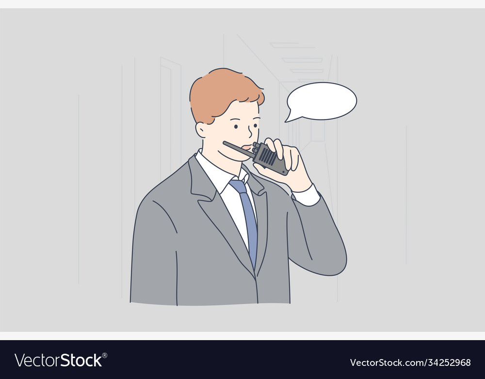 Security work safety concept Royalty Free Vector Image