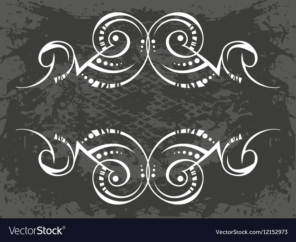 Decorative frame with pattern Royalty Free Vector Image