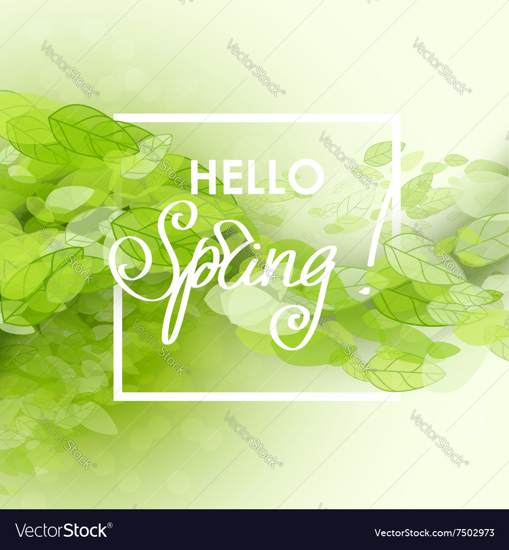 Spring abstract background Royalty Free Vector Image