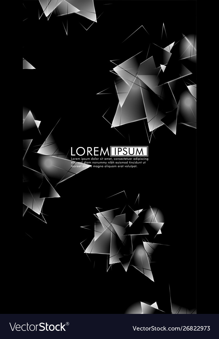 Vertical triangle background abstract composition Vector Image