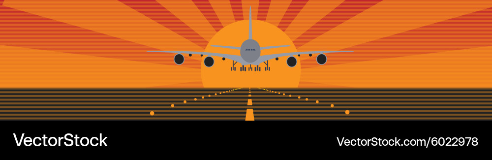 Flying airplanes banners for your text retro Vector Image