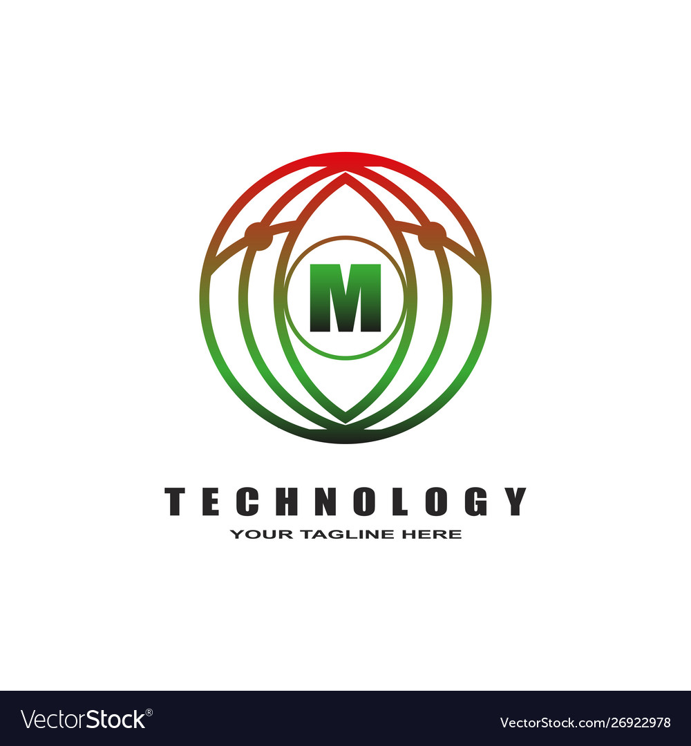 Future technology logos Royalty Free Vector Image
