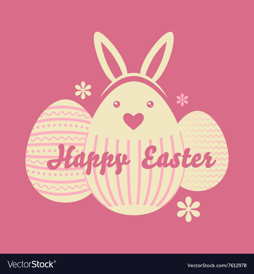 Happy easter Royalty Free Vector Image - VectorStock