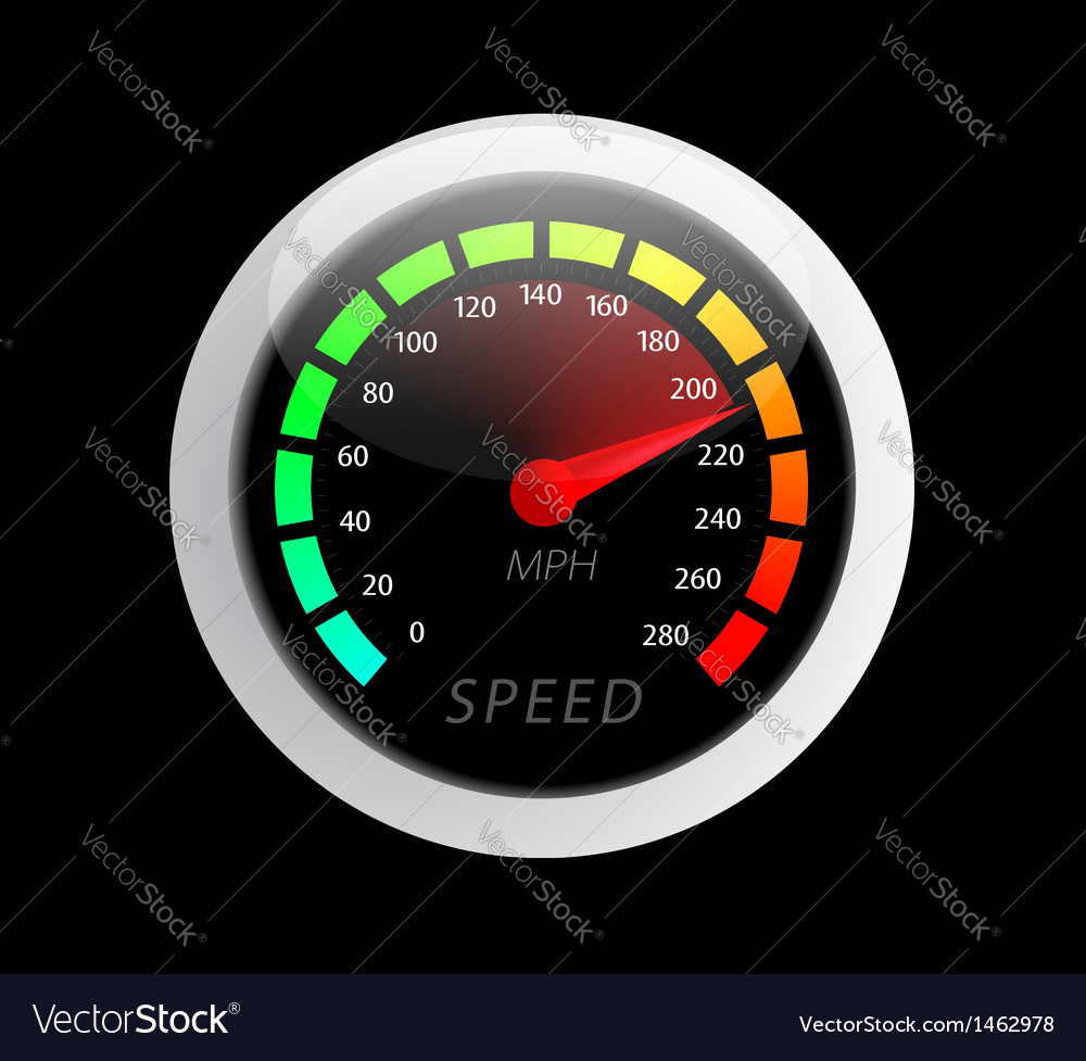 Speedometer Royalty Free Vector Image - VectorStock