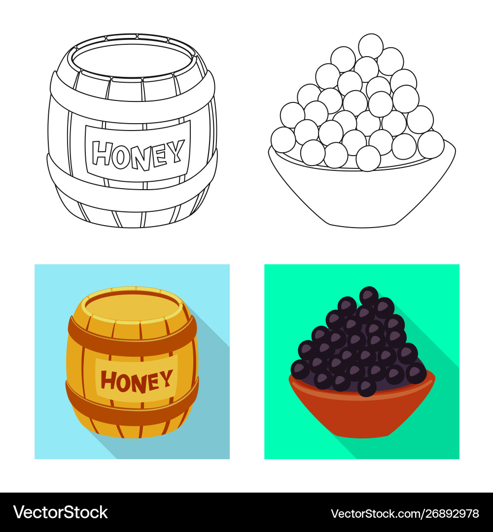 Taste and product symbol Royalty Free Vector Image