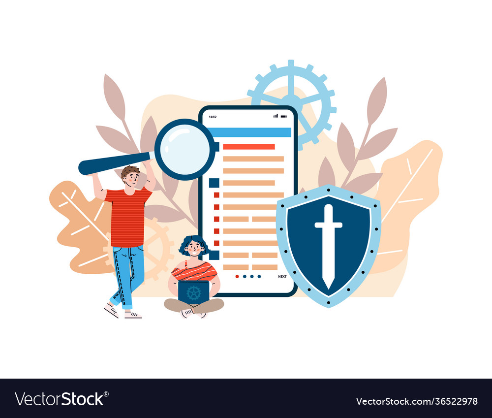 Unit testing programming and development Vector Image