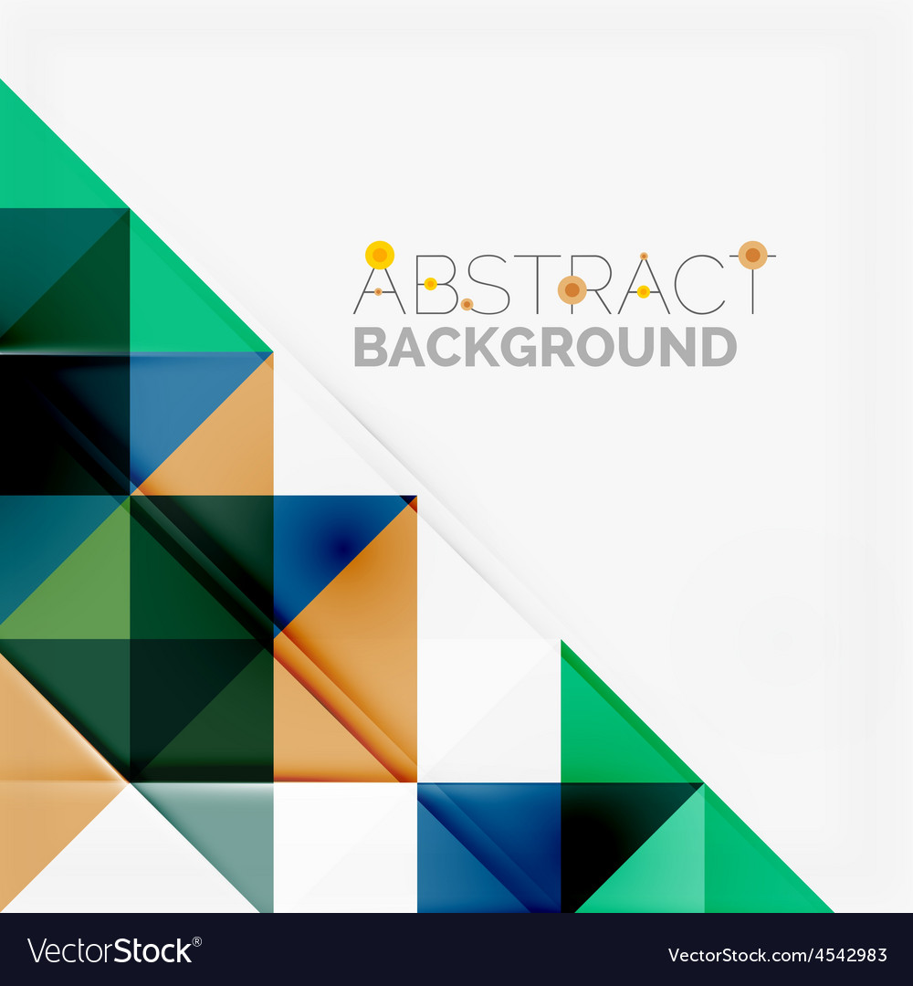 Abstract geometric background modern overlapping Vector Image