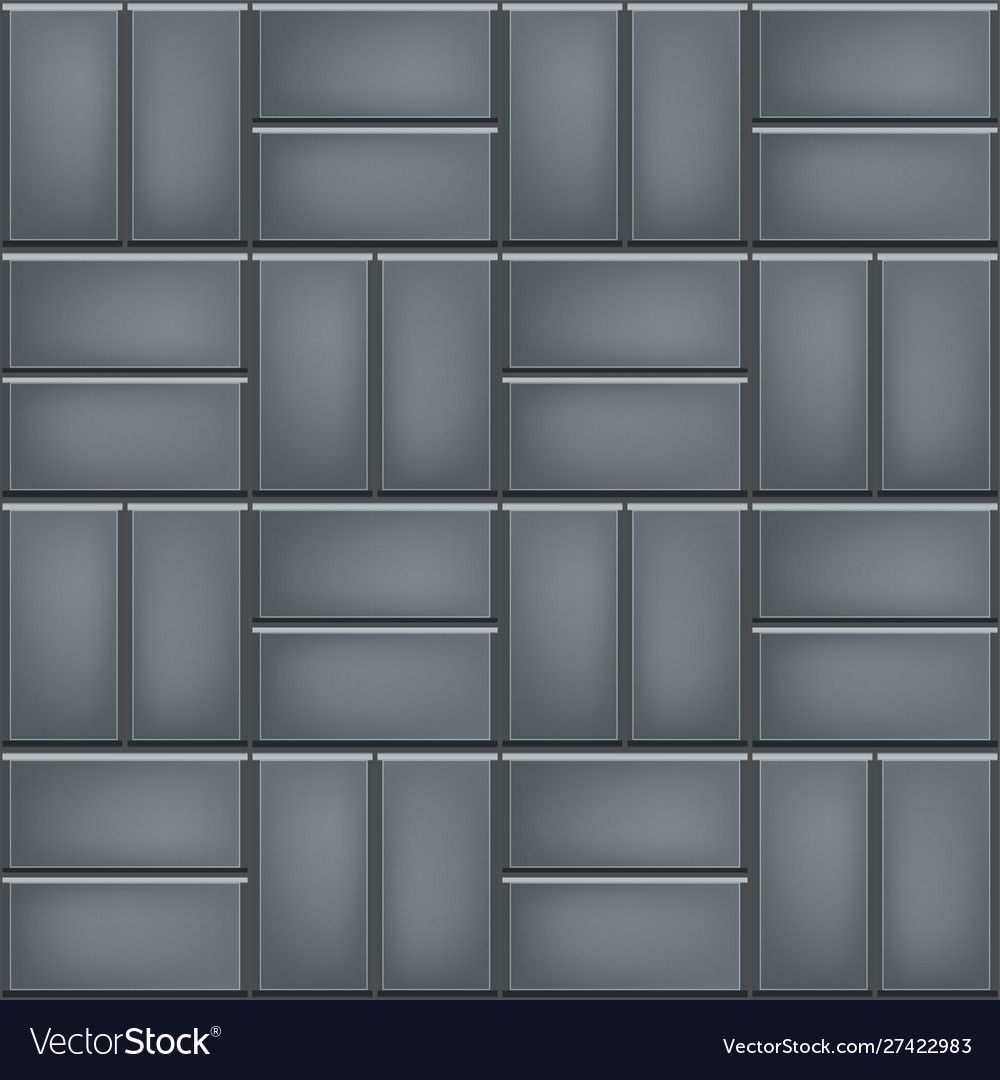 Seamless pattern cobblestone pavement Royalty Free Vector