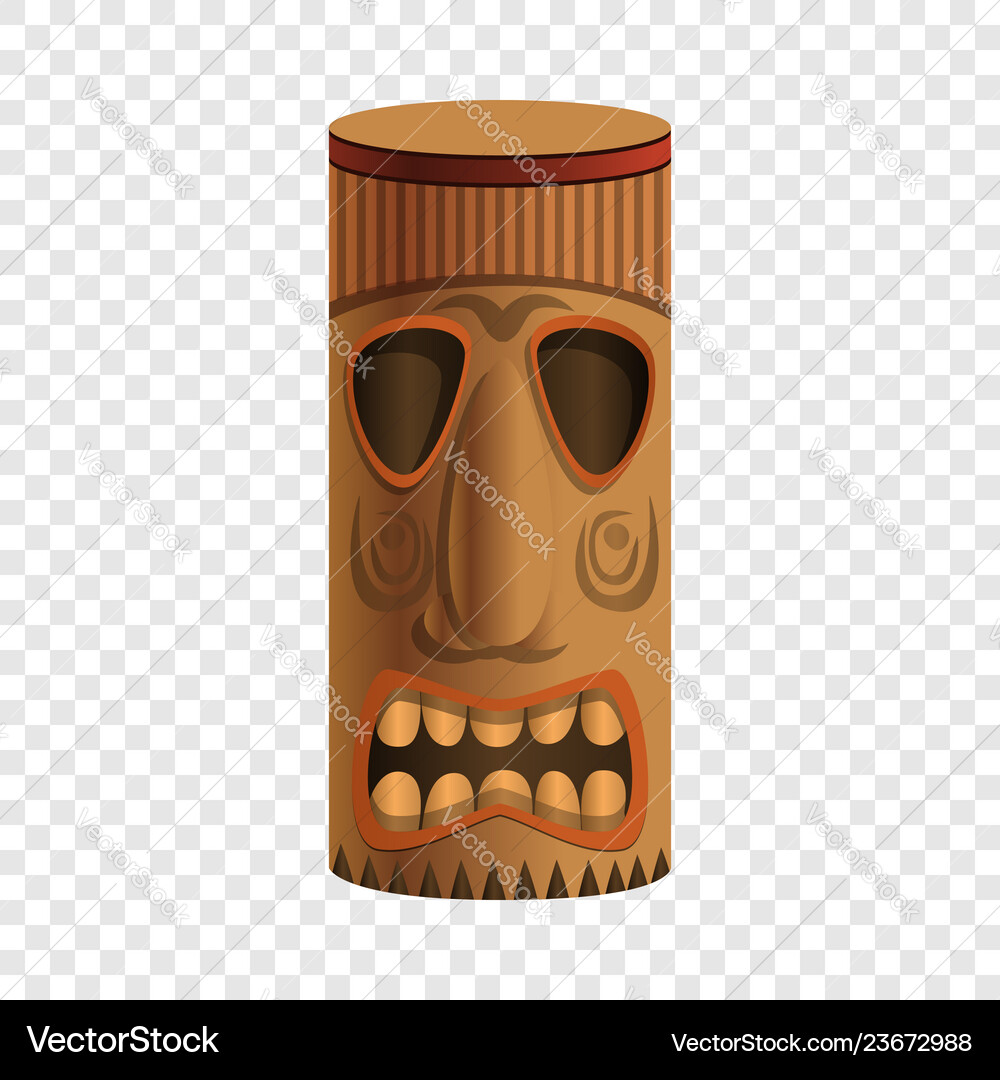 Artifact idol icon cartoon style Royalty Free Vector Image